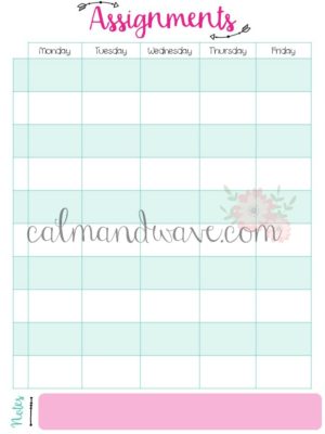 Free Homeschool Planner Pages | Daily, Weekly, and Monthly Pages, Unit ...