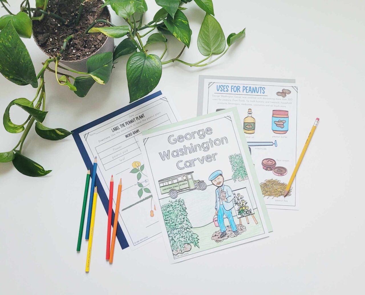 George Washington Carver Thematic Unit | Unit Study | Homeschool ...