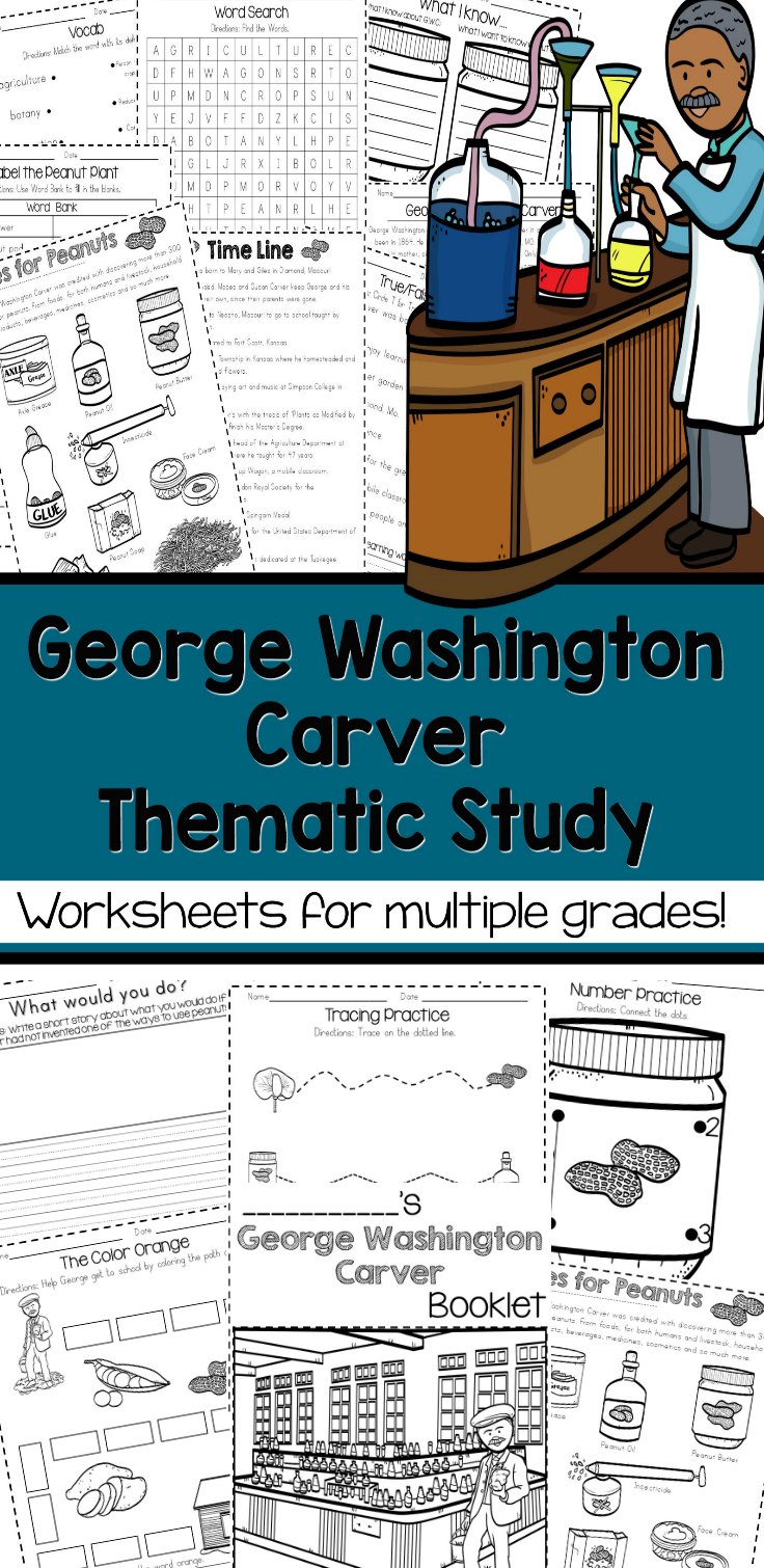 George Washington Carver Thematic Unit Study - Calm & Wave