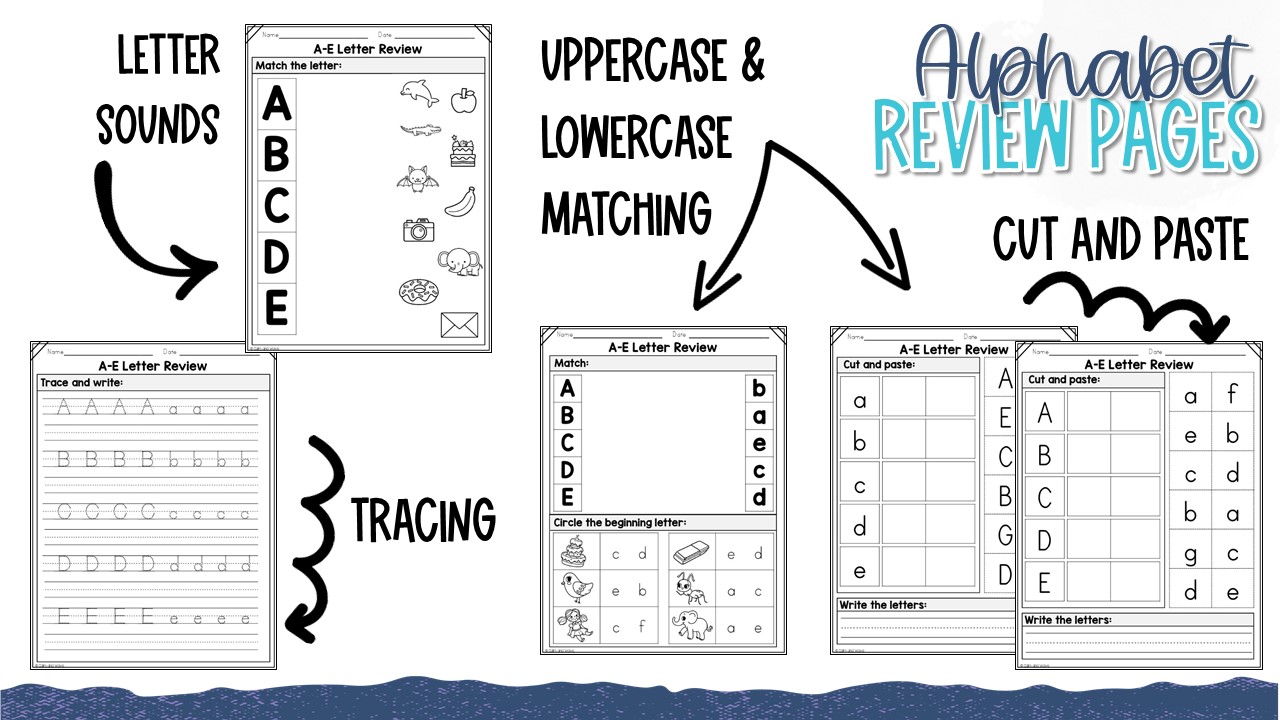 Preschool Alphabet Practice Worksheets | Printables | Homeschool - Calm ...