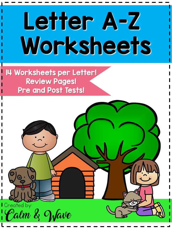 June Themed Handwriting Practice Worksheets - Calm & Wave