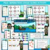 First Grade No-Prep Fishing Themed ELA and Math Printable Worksheets ...