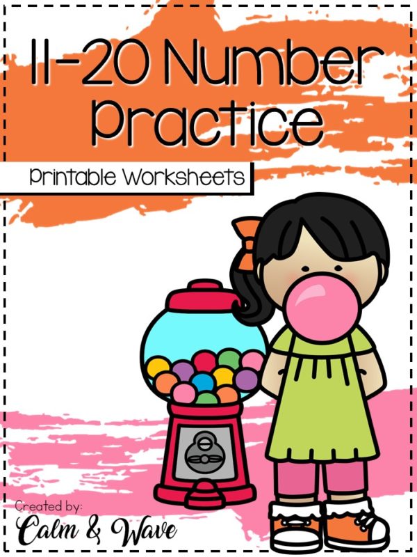 11 - 20 Number Practice Worksheets | Homeschool | Printables | Digital ...