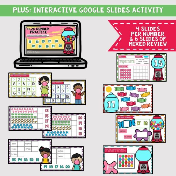 11 - 20 Number Practice Worksheets | Homeschool | Printables | Digital ...