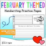 February Themed Handwriting Worksheets | Copywork | Printables ...