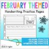 February Themed Handwriting Worksheets | Copywork | Printables ...