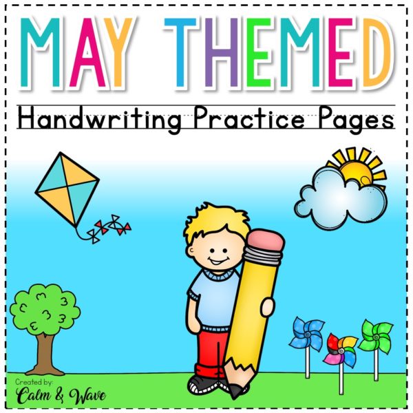 May Themed Handwriting Practice | Copywork | First Grade | Homeschool ...