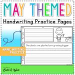 May Themed Handwriting Practice | Copywork | First Grade | Homeschool ...