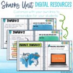 Sharks Digital Interactive Notebook | Sharks Unit Study | Homeschool ...
