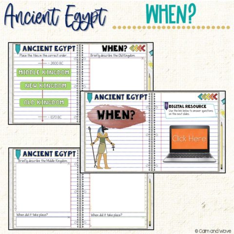 Ancient Egypt Digital Interactive Notebook | Homeschool Unit Study ...