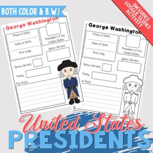 Presidents' Day Homeschool Activities and Resources - Calm & Wave