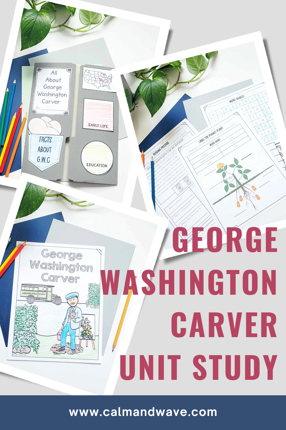 George Washington Carver Thematic Unit | Unit Study | Homeschool ...