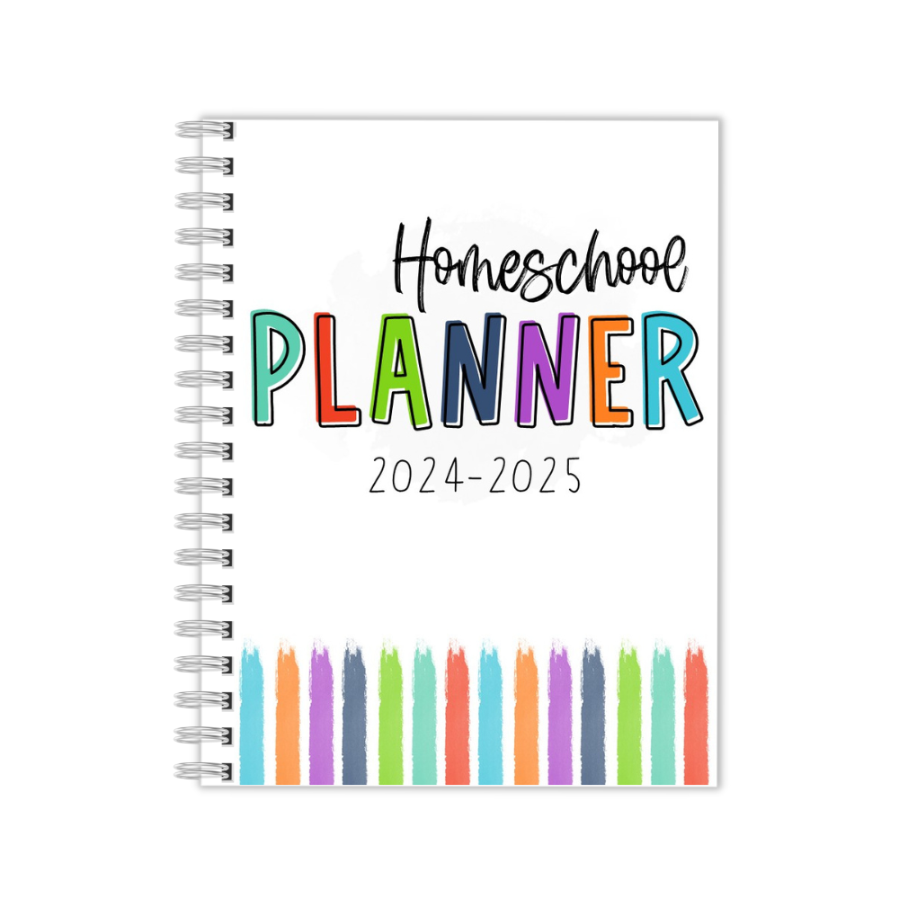 Printable Homeschool Planner - Calm & Wave