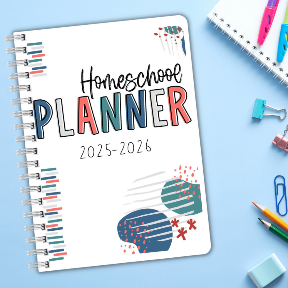 Printable Homeschool Planner - Calm & Wave