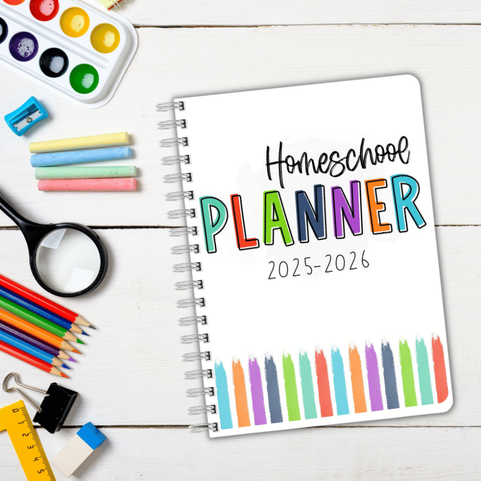 Printable Homeschool Planner - Calm & Wave
